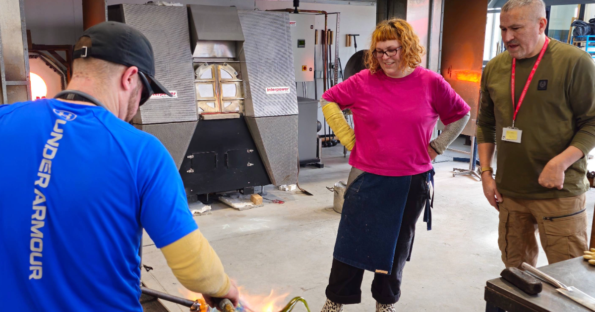 Renowned artist Michael Petry leads glass… | Arts University Plymouth